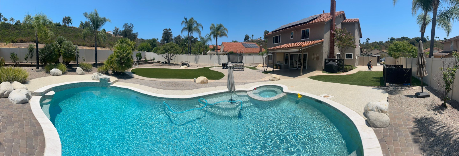 Pool Deck Transformation for Poway, CA Homeowner by North County ...